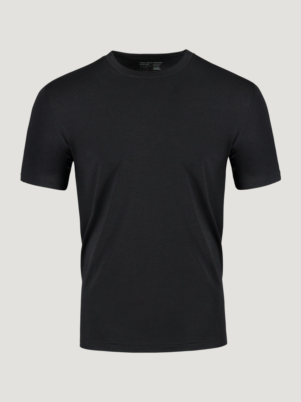 Black Performance Crew Neck Tee | Top rated activewear – Fresh Clean ...