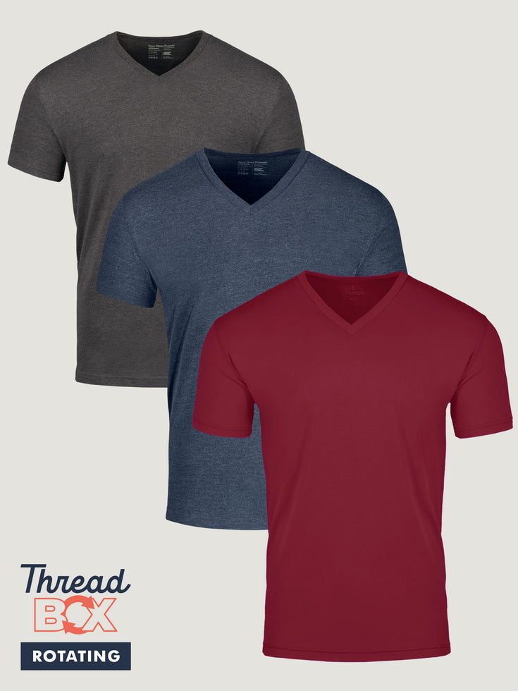 Bold 3-Pack of Men’s T-Shirts | Fresh Clean Threads