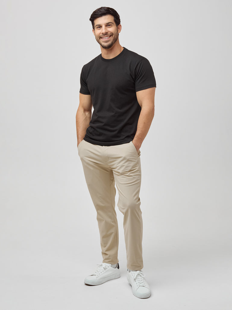 All Black Crew 6-Pack Tees | Fresh Clean Threads