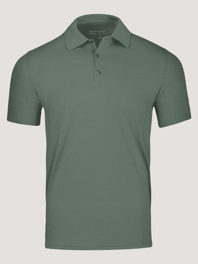 Pistachio Torrey Polo | Tag-Free Label for Comfort – Fresh Clean Threads