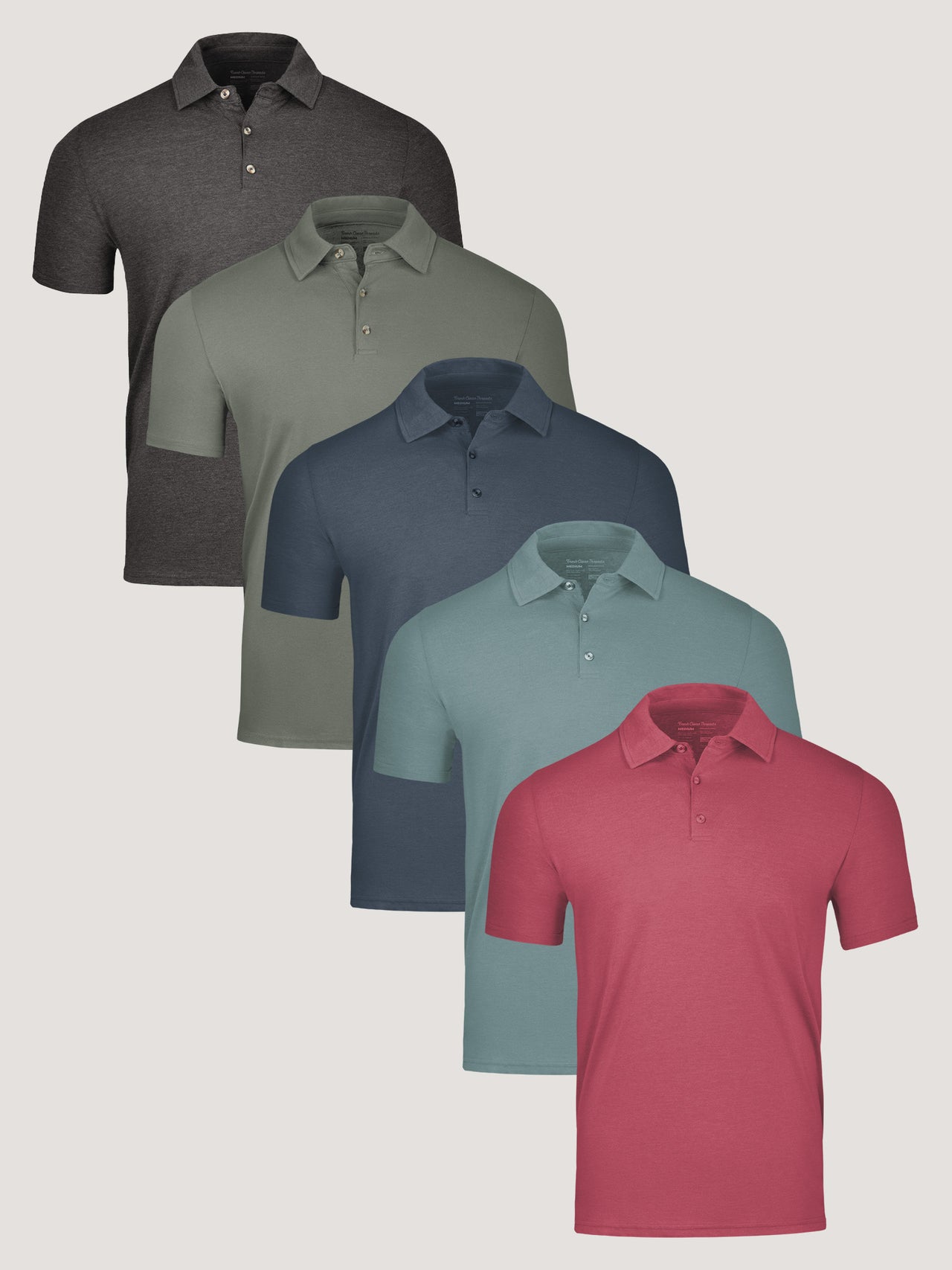 Spring Essentials Polo 5-Pack | Men's Premium Polo Shirts – Fresh Clean ...