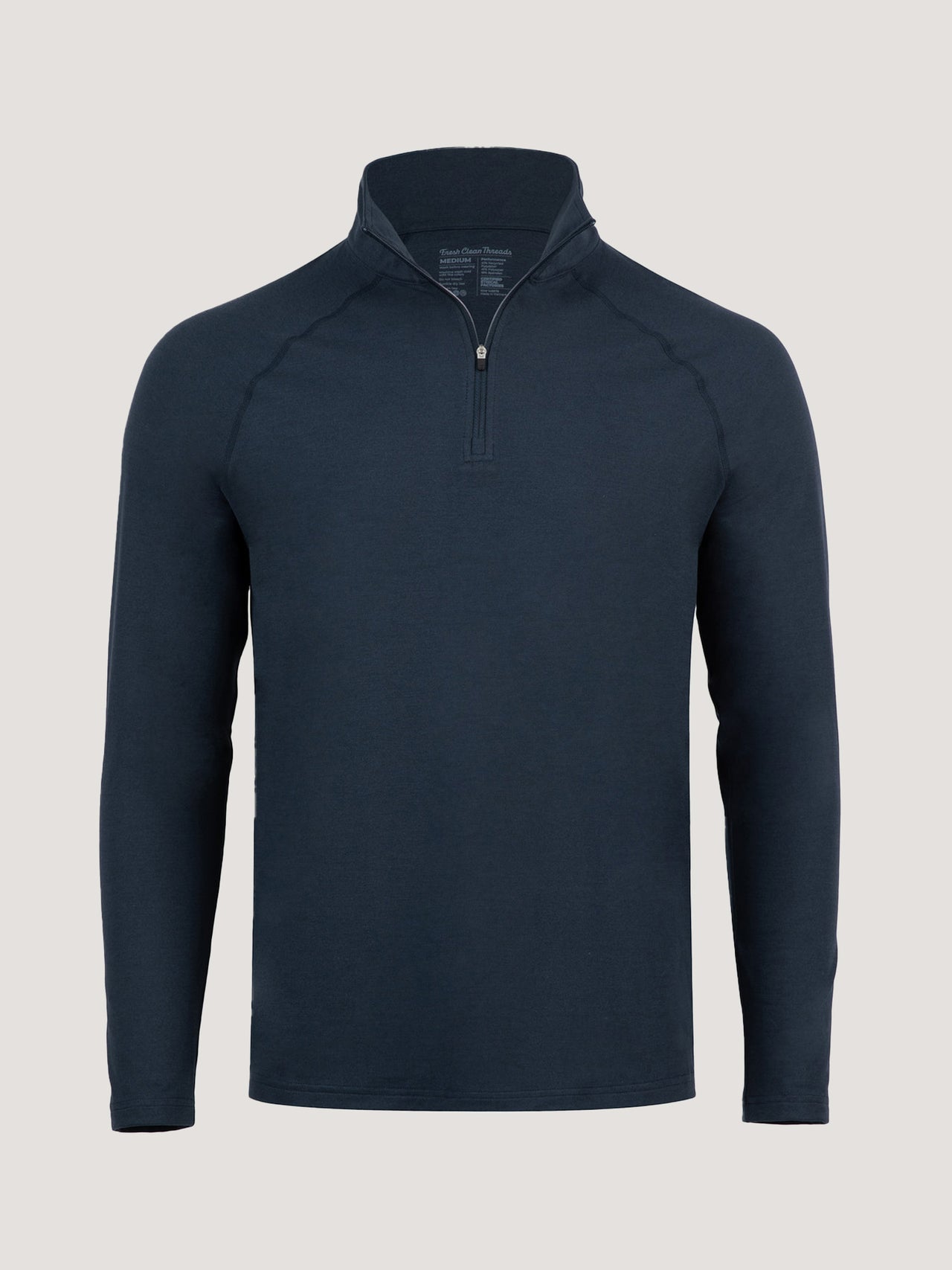 Navy Tech Quarter Zip – Fresh Clean Threads
