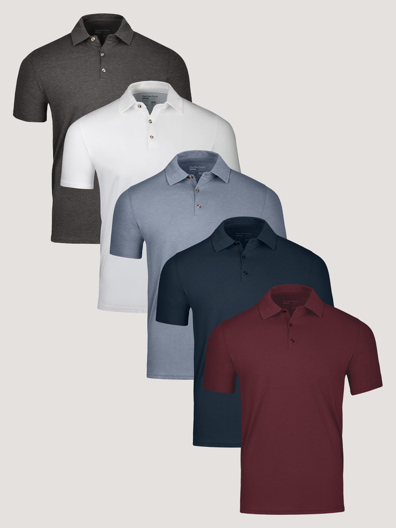 Winter Essentials Polo 5-Pack | Fresh Clean Threads