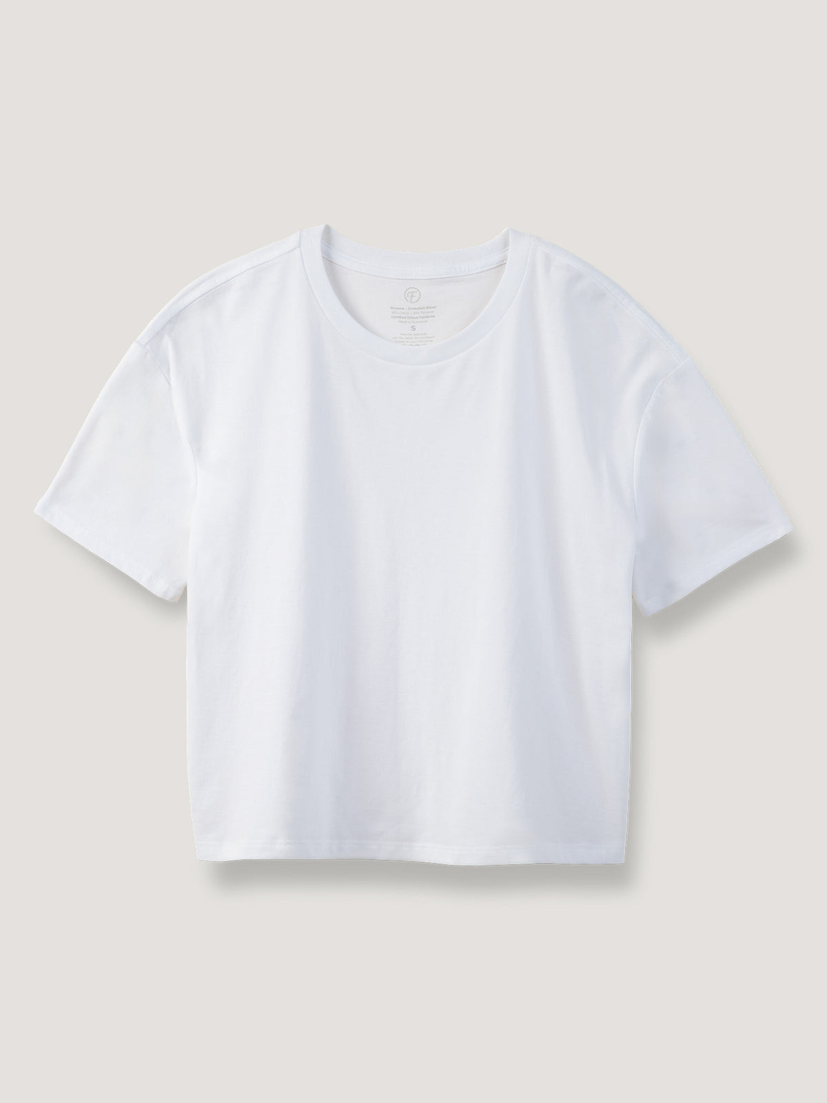 White Boxy Tee – Fresh Clean Threads