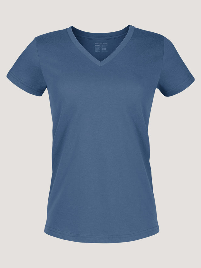 Monsoon Blue Everyday V-Neck Tee | Fresh Clean Threads