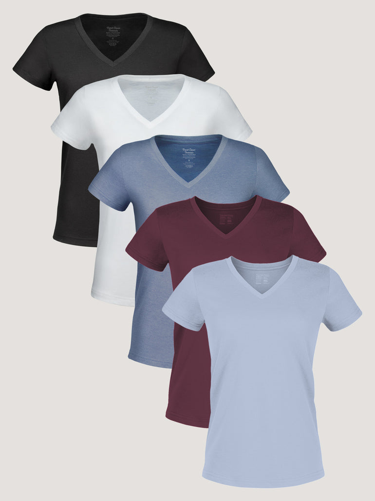 Women's V-Neck Eclipse 5-Pack | Cozy, Versatile Tops Made for Layering ...