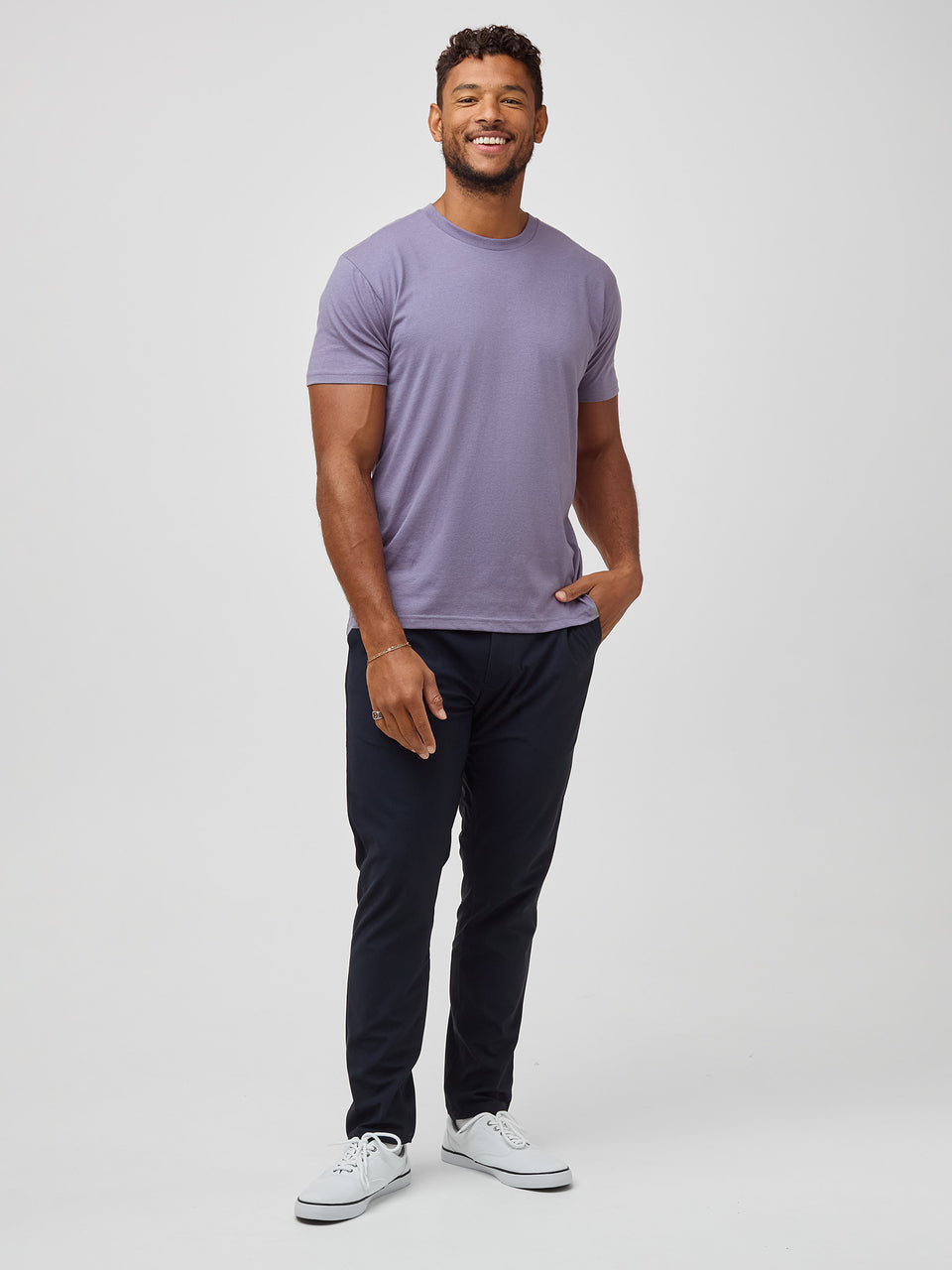 Flint Purple Crew Neck – Fresh Clean Threads